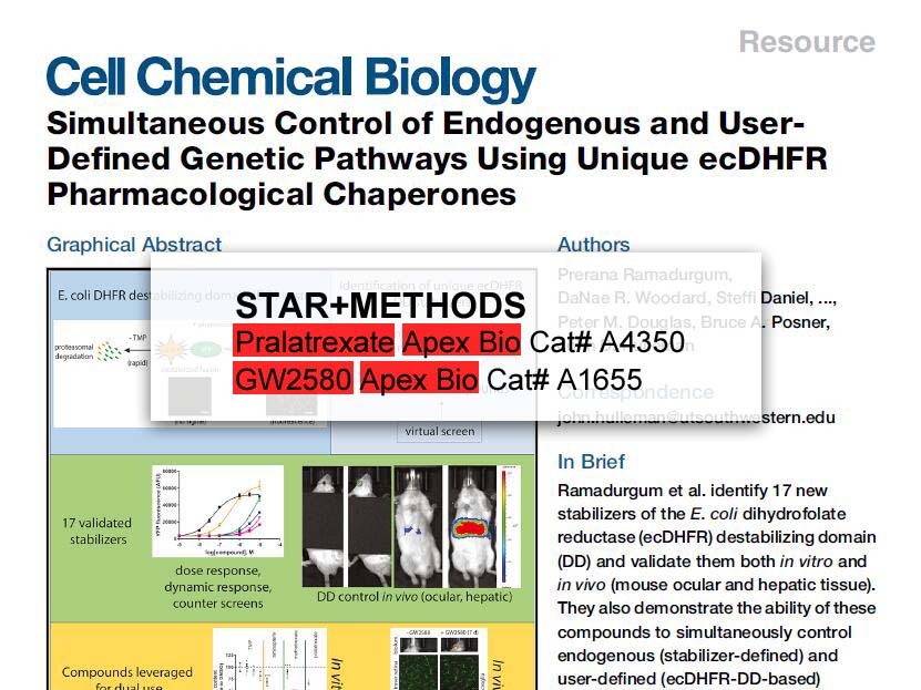 APExBIO - GW2580|CFMS kinase/CSF-1R inhibitor,selective and ATP-competitive|CAS# 870483-87-7