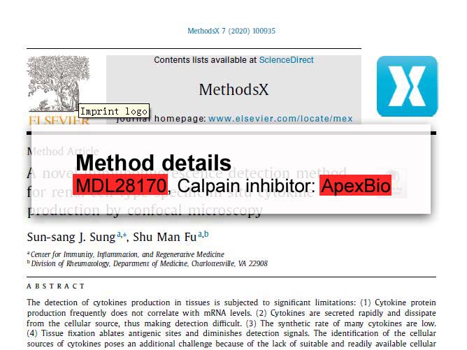 MDL 28170 - Selective Calpain and Cathepsin B Inhibitor | APExBIO