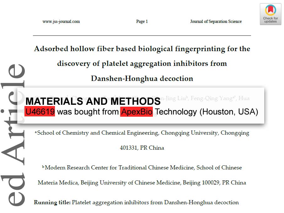 美国APExBIO中文官网 - U 46619