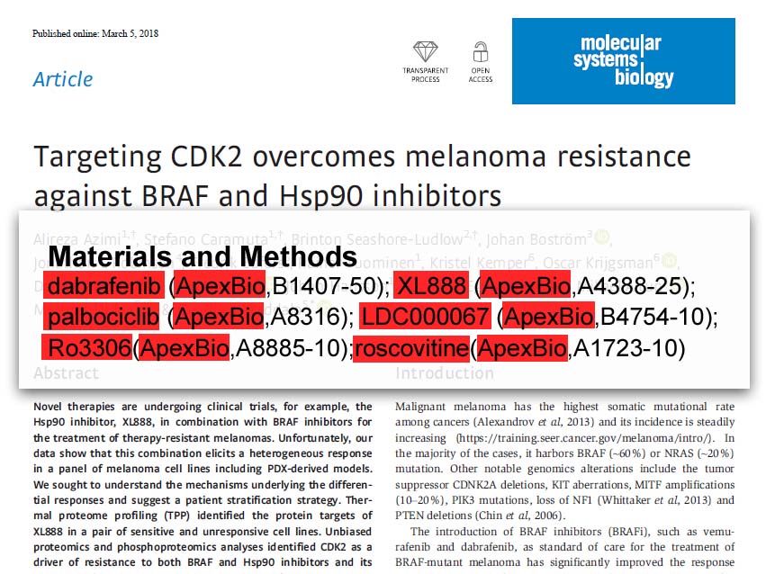 Roscovitine (Seliciclib,CYC202) - Potent CDK Inhibitor | APExBIO