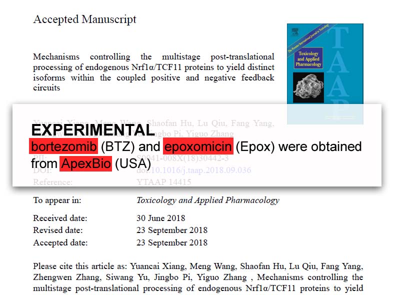 Epoxomicin – Proteasome Inhibitor | APExBIO