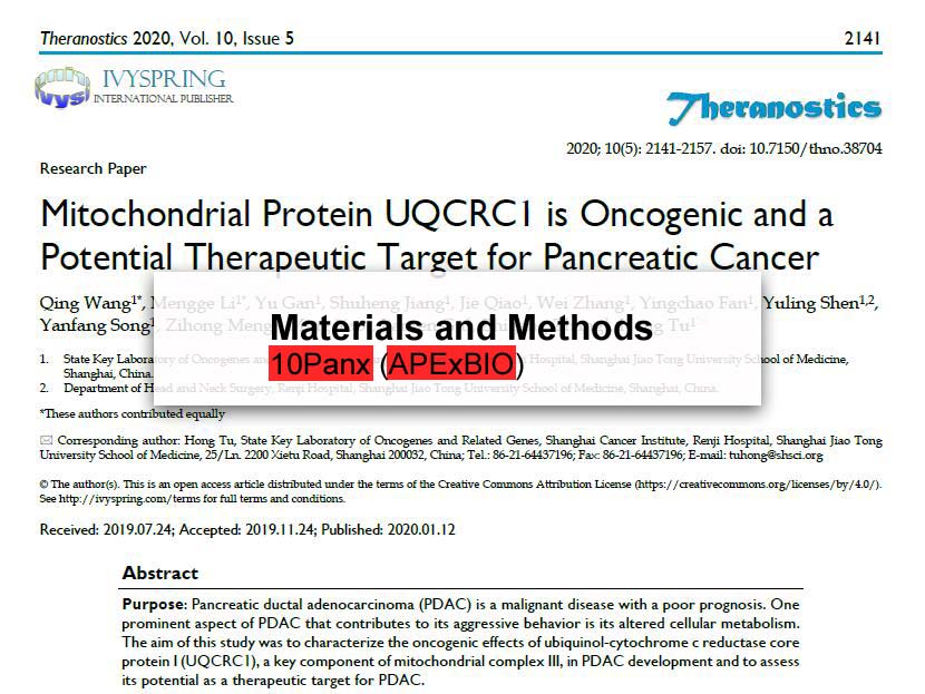 美国APExBIO中文官网 - 10Panx|Panx-1 mimetic inhibitor|CAS# 955091-53-9