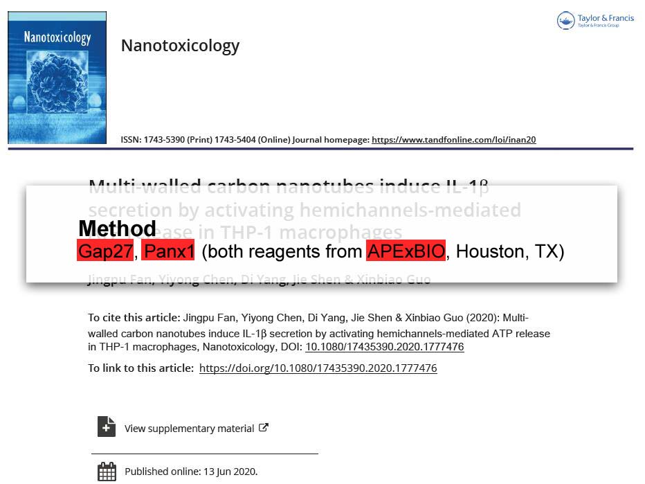 10Panx - Panx-1 Mimetic Inhibitor for Research | APExBIO