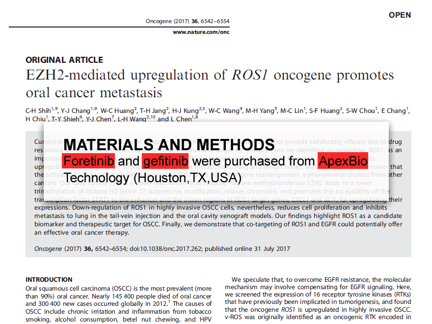 Foretinib (GSK1363089)|VEGF and HGF receptor inhibitor|CAS# 849217-64-7