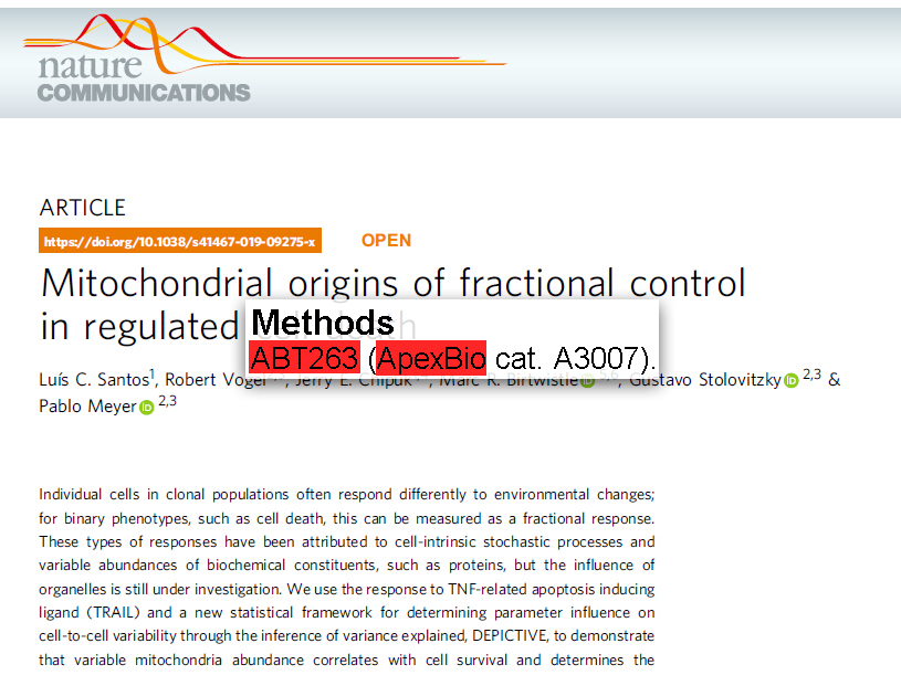 ABT-263 (Navitoclax) – Bcl-2 Inhibitor | APExBIO