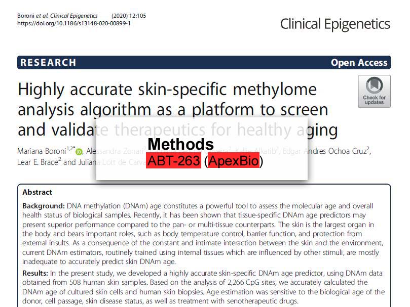 美国APExBIO中文官网 - ABT-263 (Navitoclax) | Potent Bcl-2 family inhibitor ...
