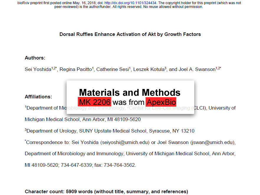 MK-2206 Dihydrochloride – AKT Inhibitor | APExBIO