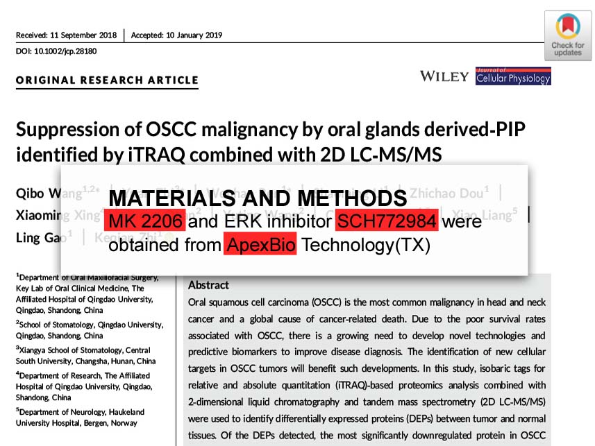 MK-2206 Dihydrochloride – AKT Inhibitor | APExBIO