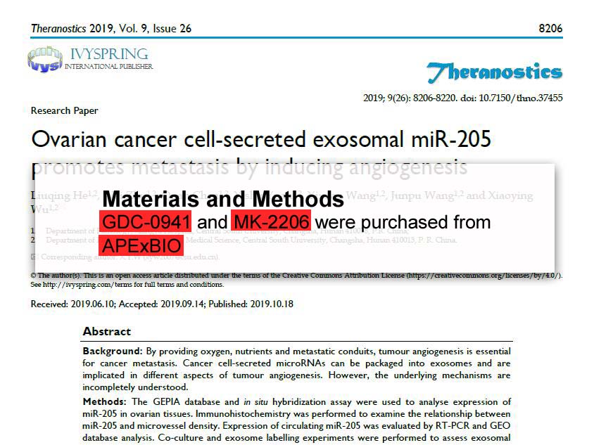 MK-2206 Dihydrochloride – AKT Inhibitor | APExBIO