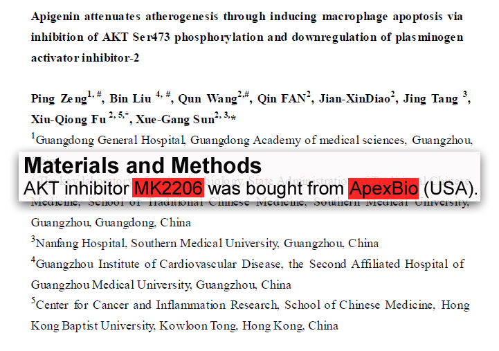 MK-2206 Dihydrochloride – AKT Inhibitor | APExBIO