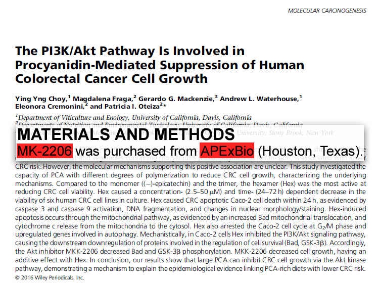MK-2206 Dihydrochloride – AKT Inhibitor | APExBIO