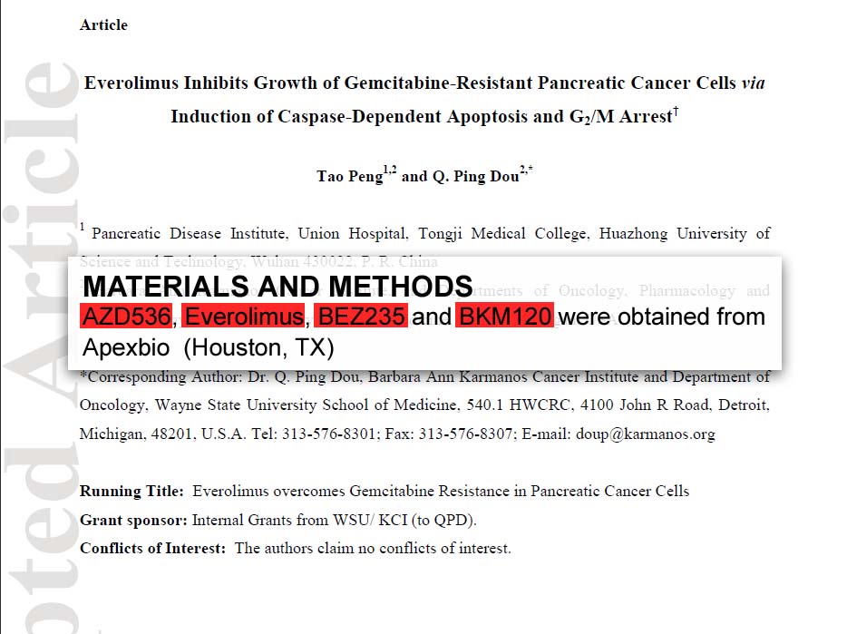 BKM120 (Buparlisib) – PI3K Inhibitor | APExBIO