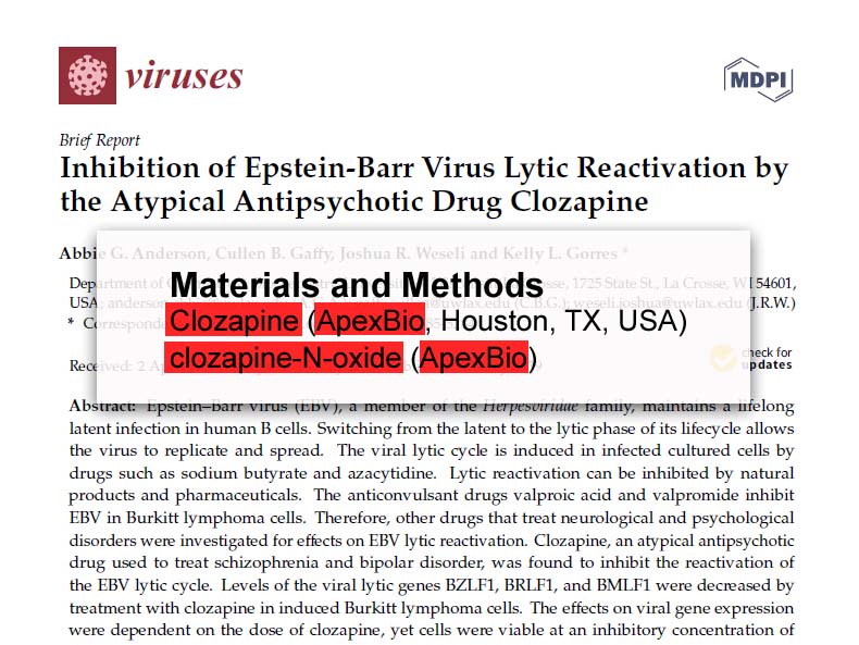 美国APExBIO中文官网 - Clozapine N-oxide|Metabolite of clozapine|CAS# 34233-69-7