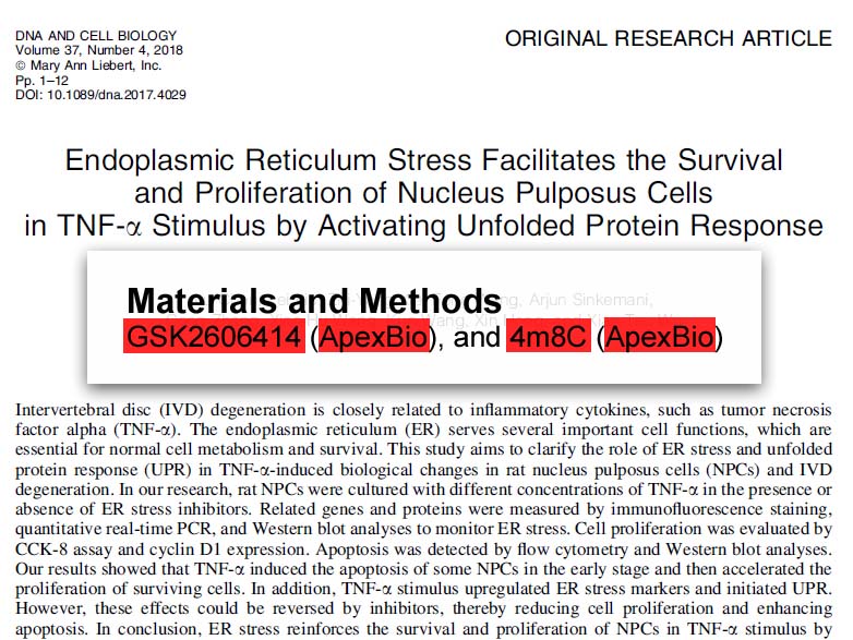 GSK2606414 - Potent Selective PERK Inhibitor | APExBIO