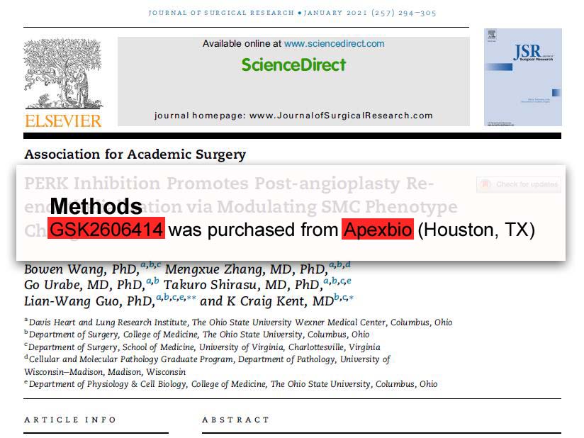GSK2606414 - Potent Selective PERK Inhibitor | APExBIO