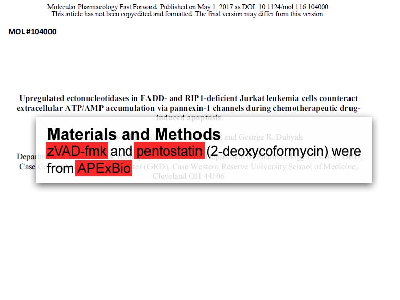 APExBIO - Pentostatin|Irreversible adenosine deaminase inhibitor|CAS ...