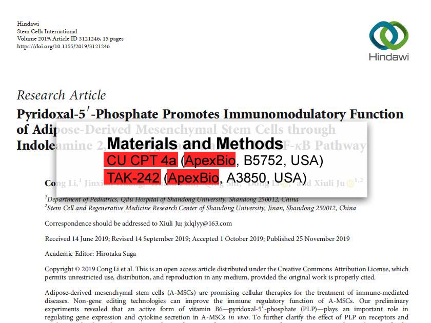 美国APExBIO中文官网 - TAK-242