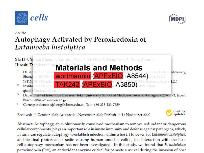 美国APExBIO中文官网 - TAK-242|TLR 4 signaling inhibitor|CAS# 243984-11-4