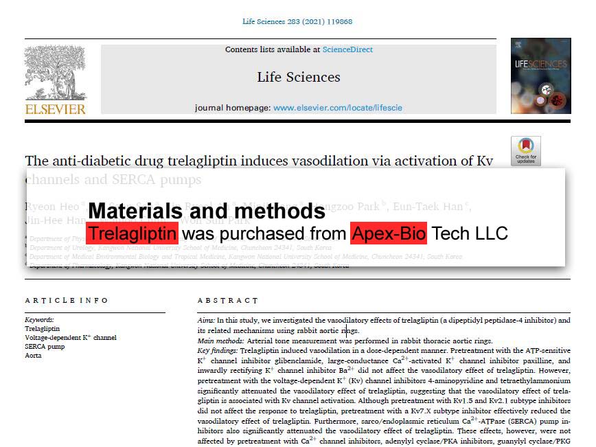 Trelagliptin - Long-Acting DPP-4 Inhibitor | APExBIO