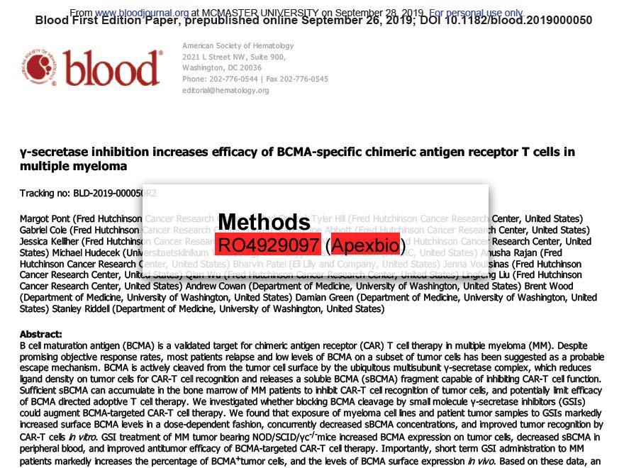 RO4929097 – γ-Secretase Inhibitor | APExBIO