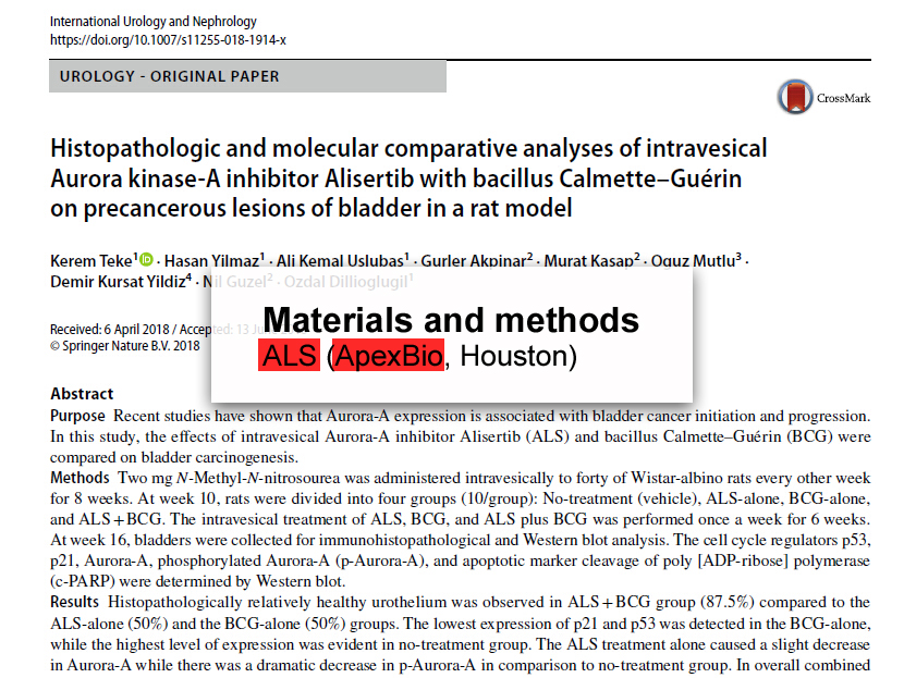 美国APExBIO中文官网 - MLN8237 (Alisertib)|Aurora A Kinase inhibitor, Potent ...