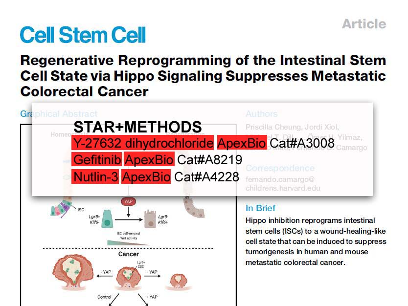 美国APExBIO中文官网 - Nutlin-3|MDM2 antagonist,inhibits MDM2-p53 interaction ...