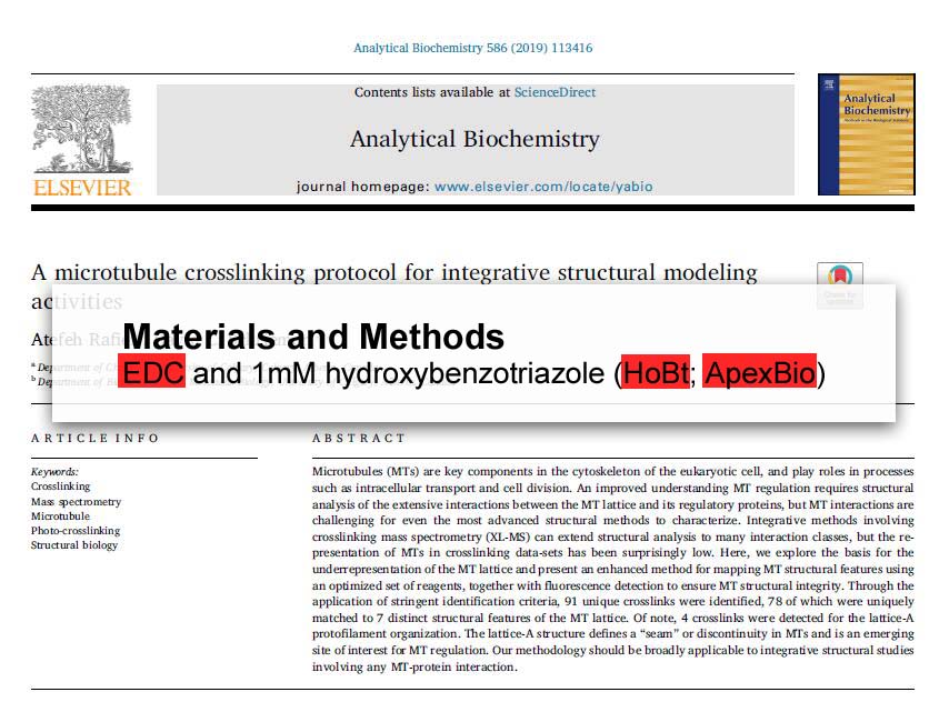美国APExBIO中文官网 - HOBt|Racemization inhibitor|CAS# 2592-95-2