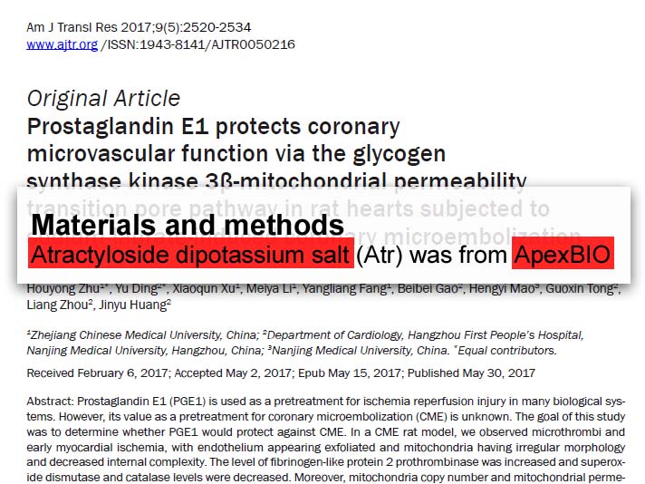 Atractyloside Dipotassium Salt – Mitochondrial Transport Inhibitor ...