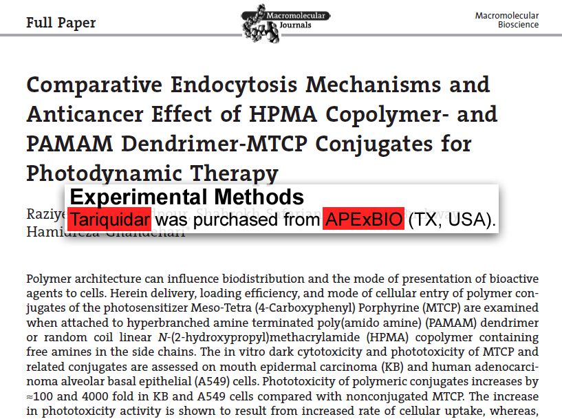 Tariquidar|P-glycoprotein inhibitor,potent and non-competitive|CAS ...