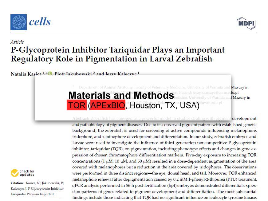 Tariquidar|P-glycoprotein inhibitor,potent and non-competitive|CAS ...