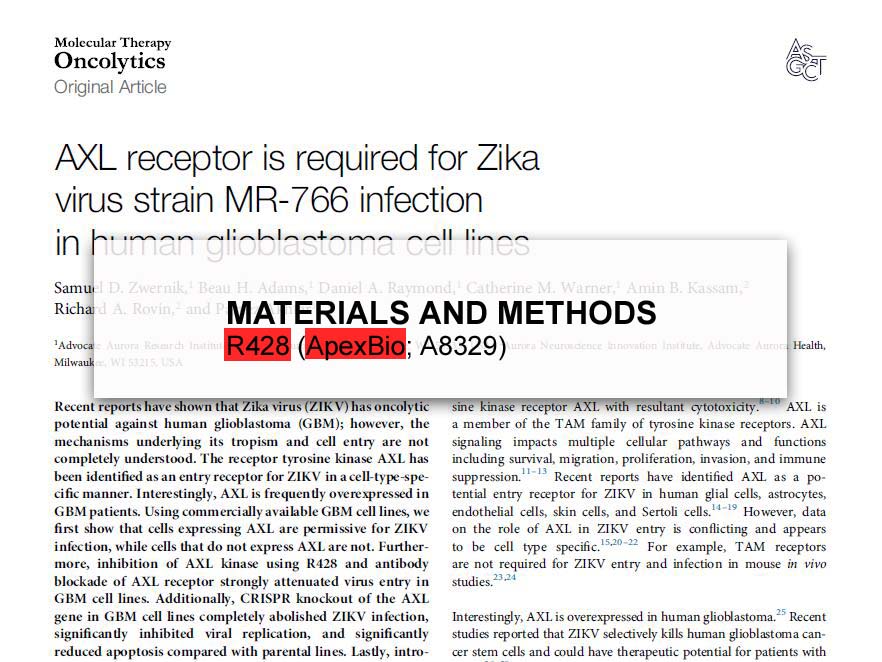 美国APExBIO中文官网 - R428|Selective Axl inhibitor|CAS# 1037624-75-1