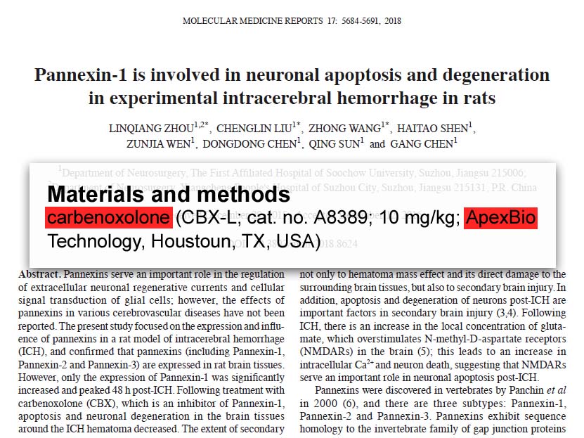 美国APExBIO中文官网 - Carbenoxolone disodium