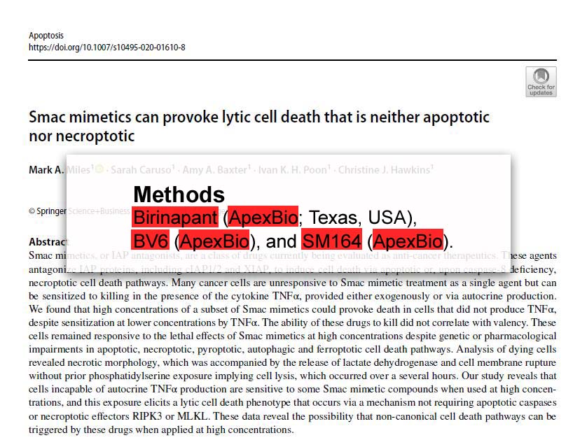 APExBIO - SM-164|Anticancer agent|CAS# 957135-43-2