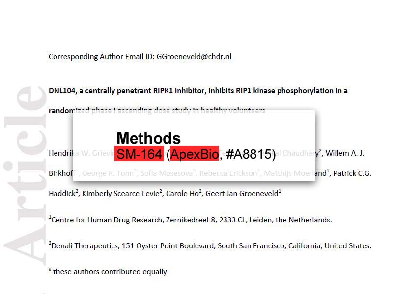 APExBIO - SM-164|Anticancer agent|CAS# 957135-43-2