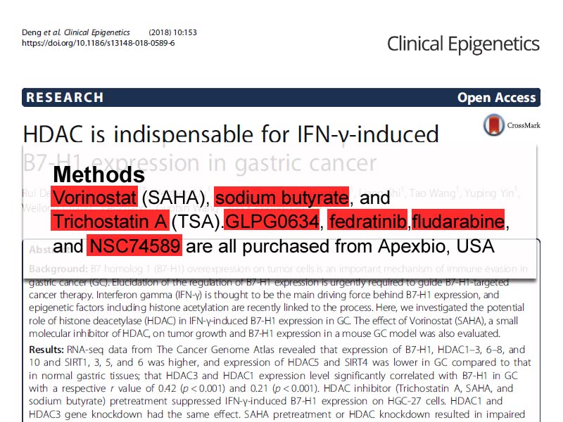 Sodium butyrate - Epigenetic Modulator for Research | APExBIO