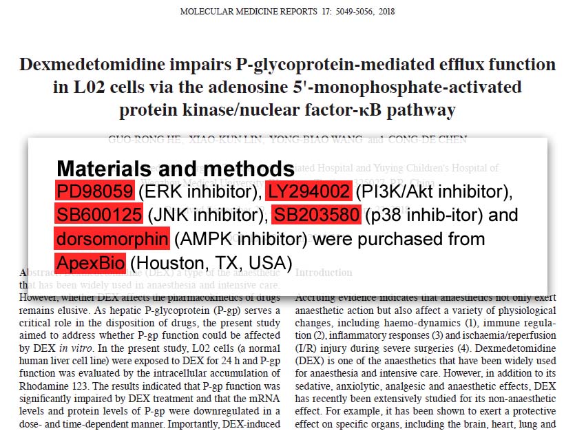 美国APExBIO中文官网 - Dorsomorphin (Compound C)|AMPK inhibitor|CAS# 866405-64-3