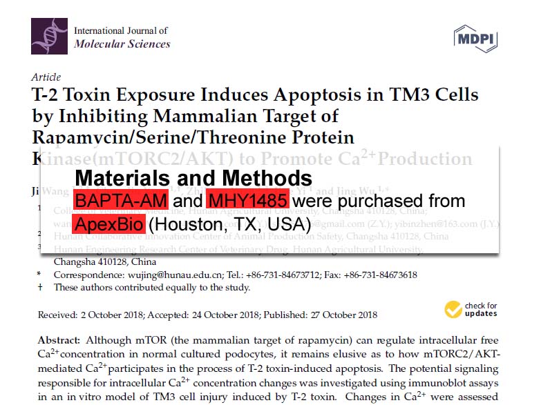 BAPTA-AM - Intracellular Calcium Chelator | APExBIO