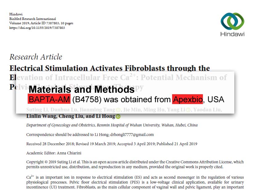 BAPTA-AM - Intracellular Calcium Chelator | APExBIO