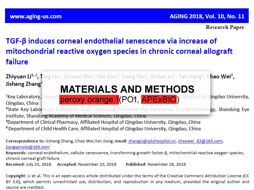 Peroxy Orange 1 - Sensitive Hydrogen Peroxide Detection | APExBIO