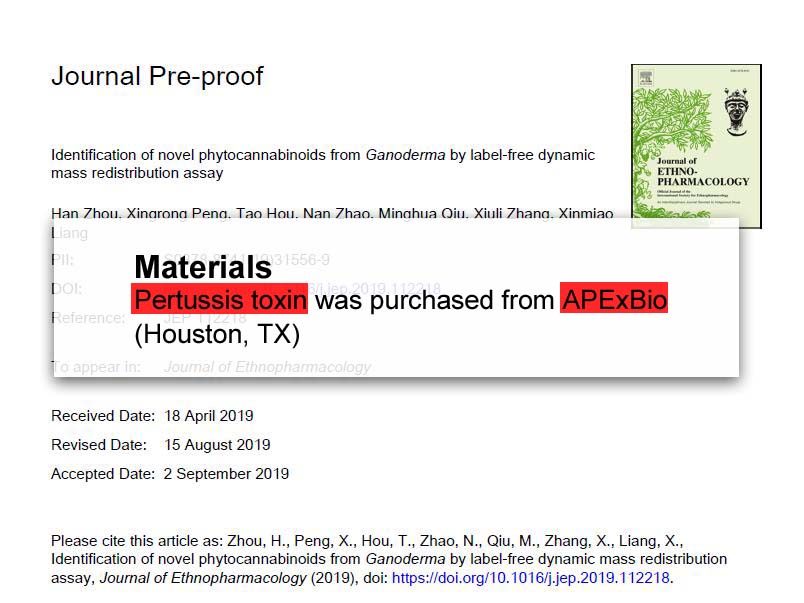 美国APExBIO中文官网 - Pertussis Toxin