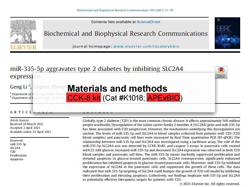 Cell Counting Kit-8 (CCK-8) - Cell Viability Assay | APExBIO