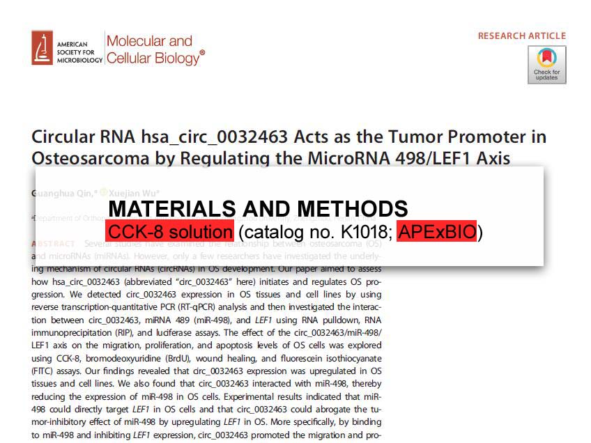 Cell Counting Kit-8 (CCK-8) 1x1ml (100 tests) - Cell Viability Assay ...