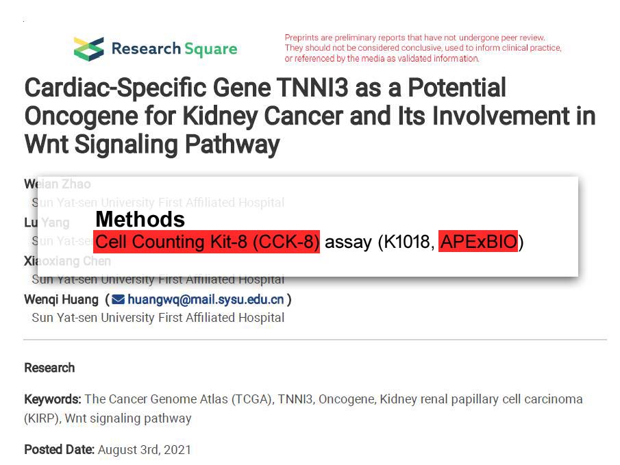 Cell Counting Kit-8 (CCK-8) 1x1ml (100 tests) - Cell Viability Assay ...