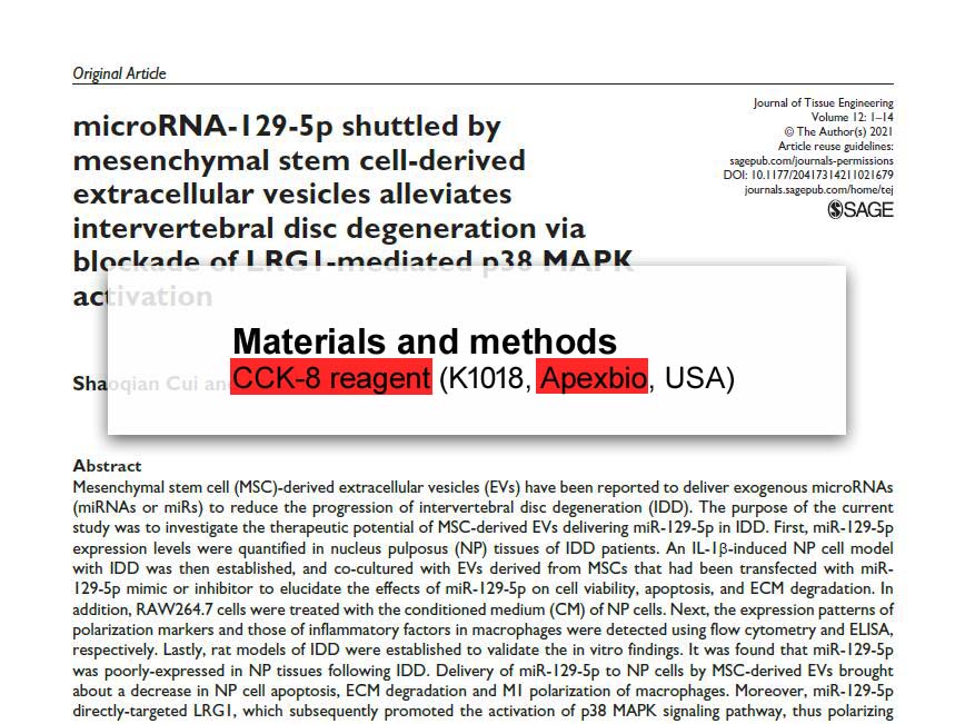 Cell Counting Kit-8 (CCK-8) - Cell Viability Assay | APExBIO