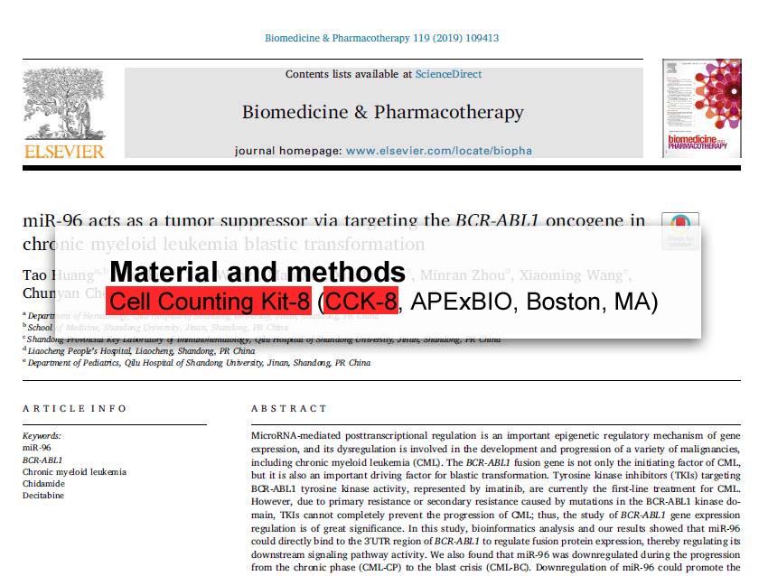 Cell Counting Kit-8 (CCK-8)-艾德科技（北京）有限公司 专注于生物领域新产品新技术开发与应用