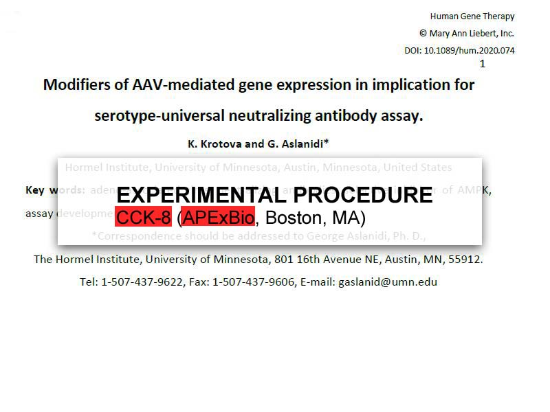 Cell Counting Kit-8 (CCK-8)-艾维缔科技怀来有限公司 专注于生物领域新产品新技术开发与应用