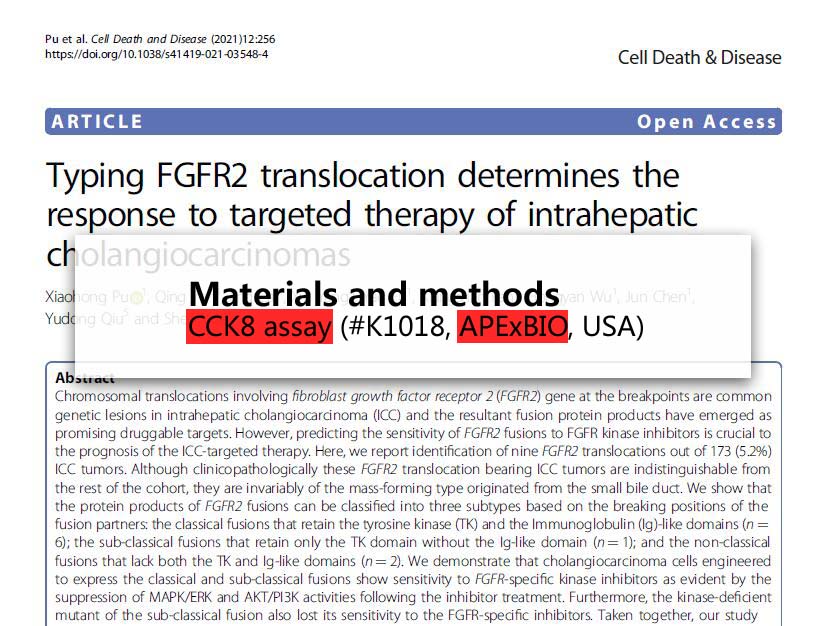 Cell Counting Kit-8 (CCK-8) - Cell Viability Assay | APExBIO