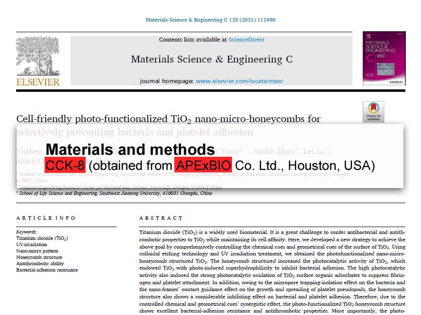 Cell Counting Kit-8 (CCK-8) - Cell Viability Assay | APExBIO