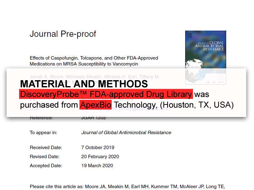 APExBIO - DiscoveryProbe™ FDA-approved Drug Library