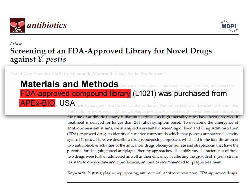 美国APExBIO中文官网 - DiscoveryProbe™ FDA-approved Drug Library